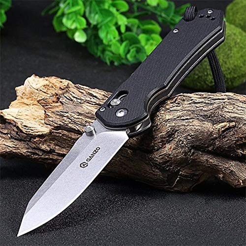 Ganzo G7452 Tactical Folding Knife 440C Blade G10 Handle Axis Lock